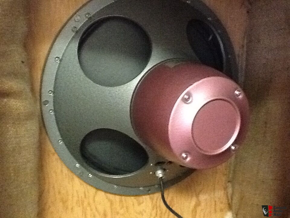 Tannoy 15" Red Monitor in Corner York Cabinet Early 1950's Photo ...