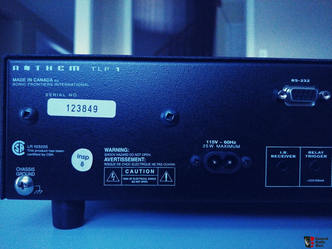 Anthem pre-amp TLP1 Photo #1809366 - UK Audio Mart