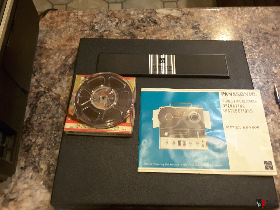 Panasonic Reel to Reel Tape Player/Recorder Model Stereo Phonic RS-760S ...