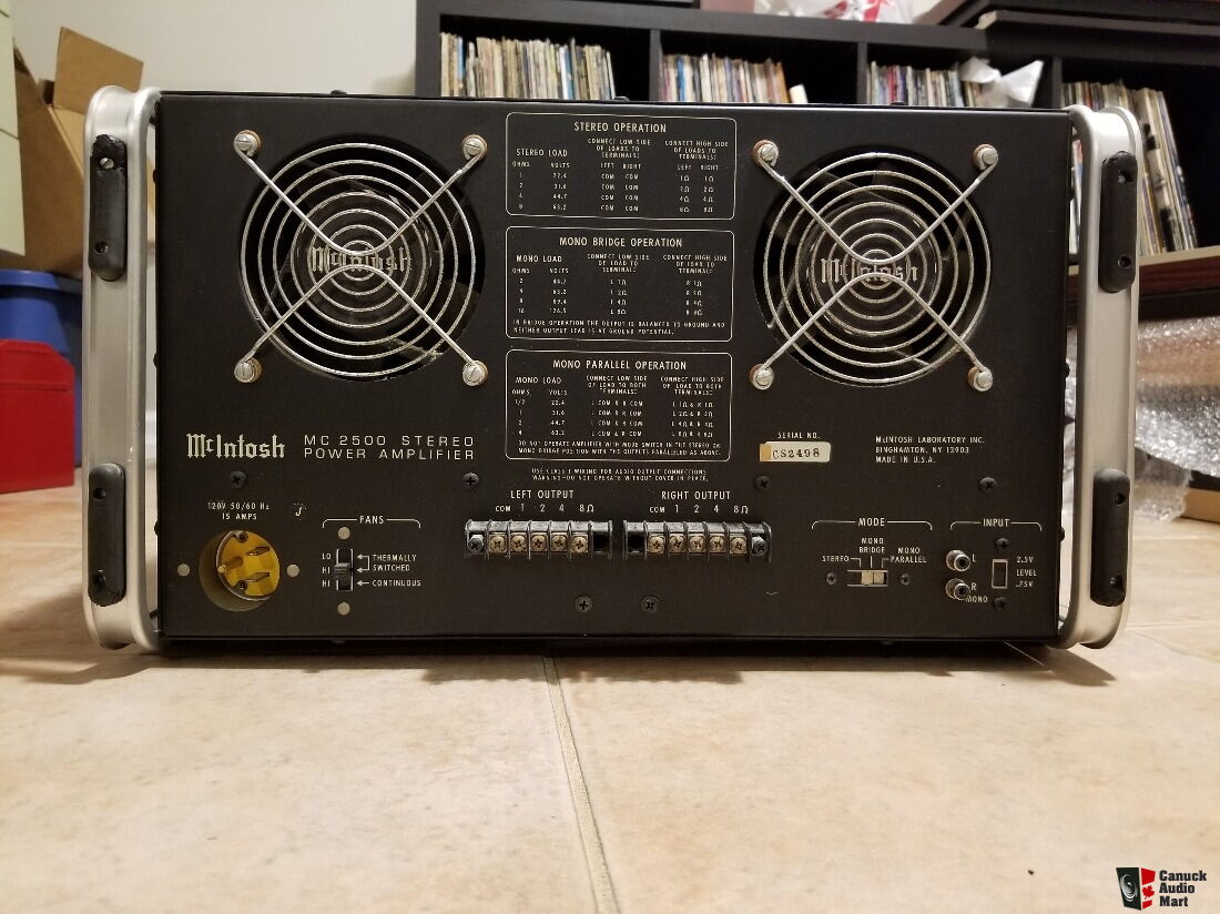 Mcintosh MC 2500 Power Amplifier Photo #1812360 - US Audio Mart