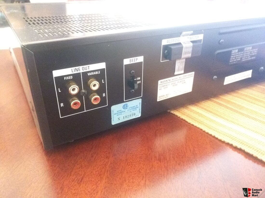 Sony CDP-610ES - 1983 / 1984 CD Player Photo #1816629 - Aussie Audio Mart