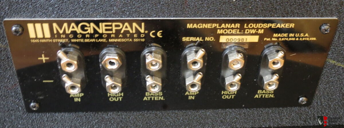 Magnepan DWM bass panel magneplanar Photo #1816804 - Canuck Audio Mart