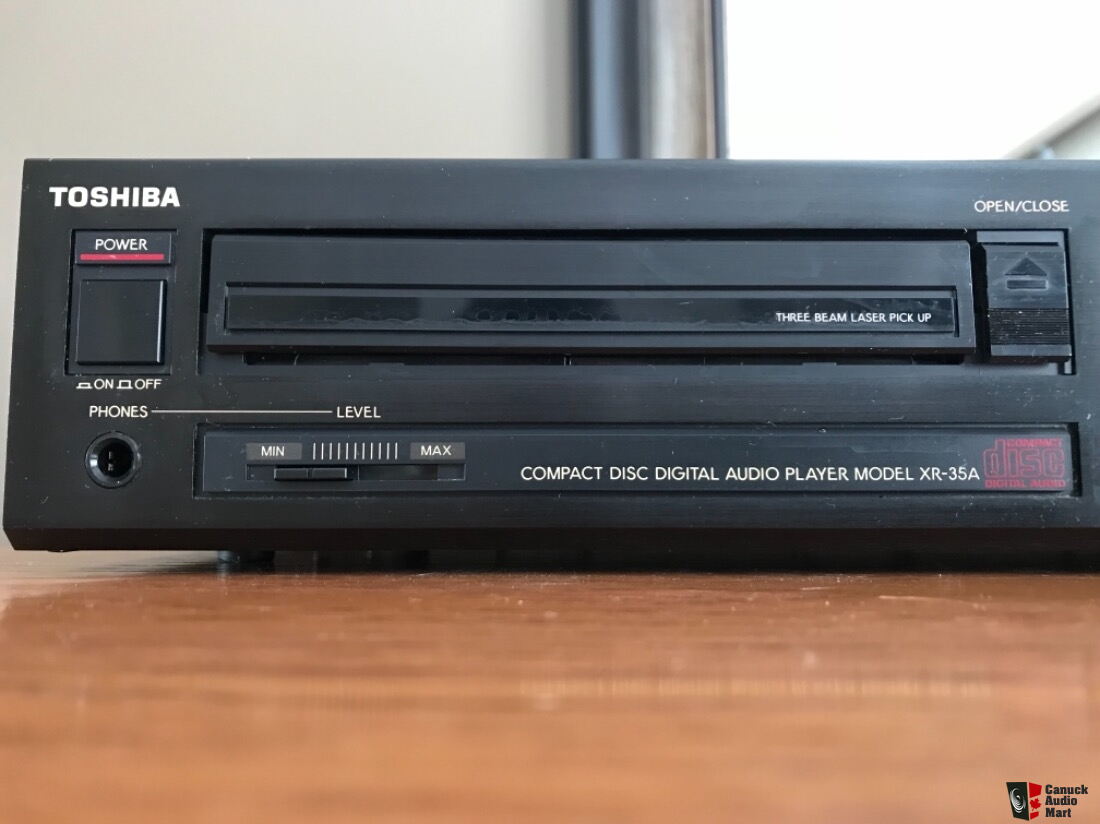 1985 Toshiba XR-35A Single CD player transport w/original remote Photo ...