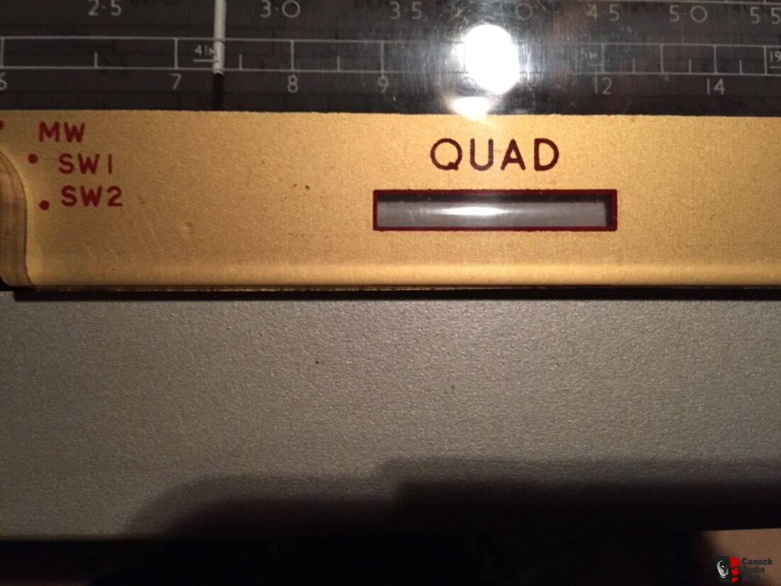 QUAD II monoblocks control and radio units For Sale - Canuck Audio Mart