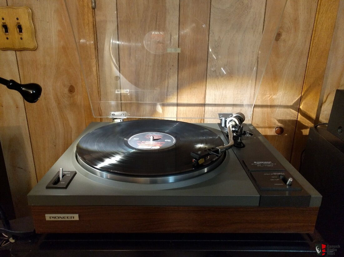 Pioneer PL-112D turntable with Stanton 500 cartridge Photo #1830169 ...