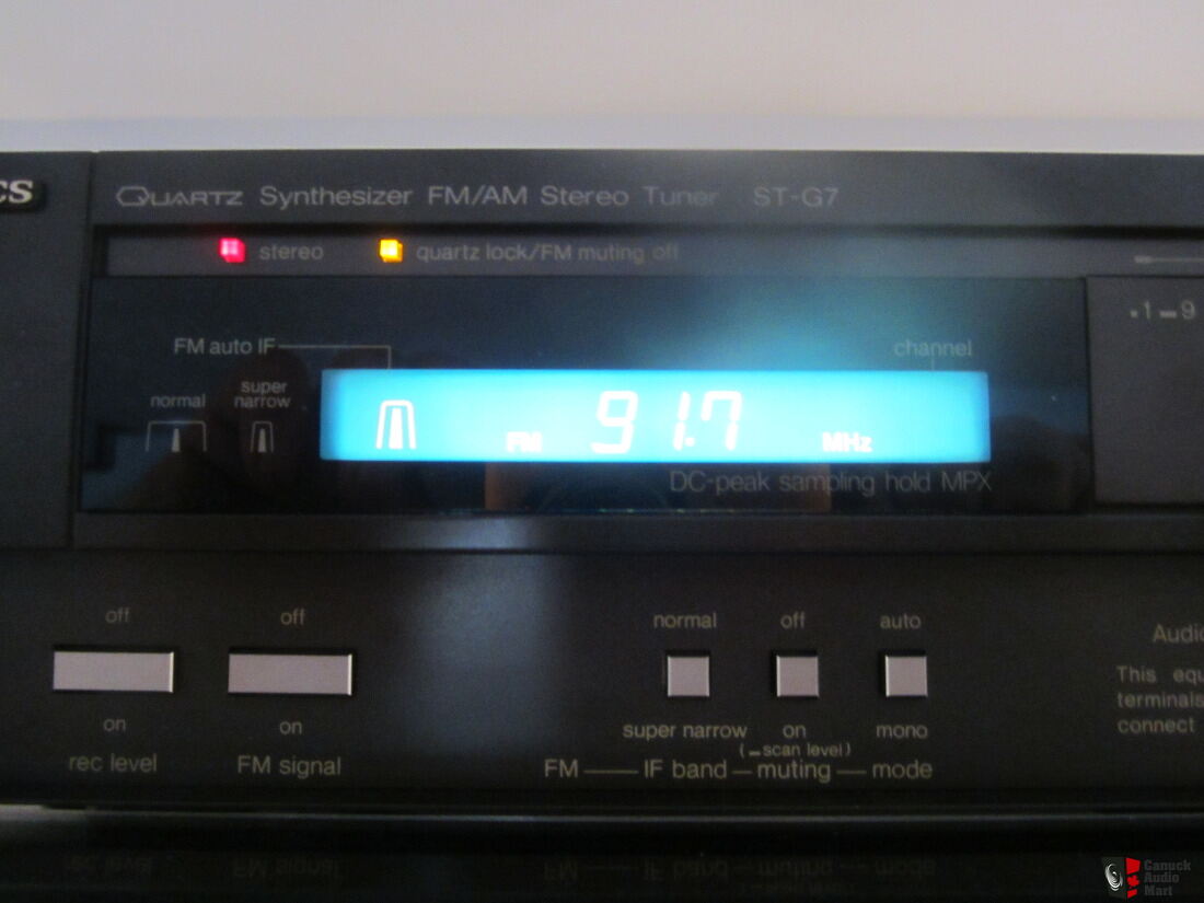 Technics ST-G7 - Fantastic Tuner - Rarely Sold (PICS ADDED) Photo ...