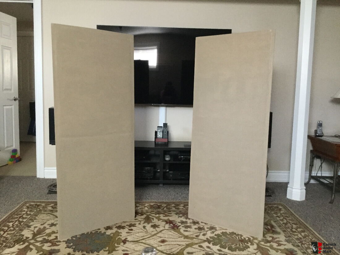 10 Home made bass traps, 4 x corner, 6 panel, 2 stands.Corning 703 ...