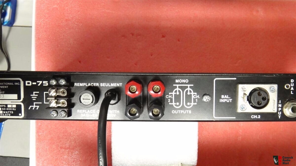 Crown Amcron D-75 Power Amplifier Photo #1832624 - UK Audio Mart