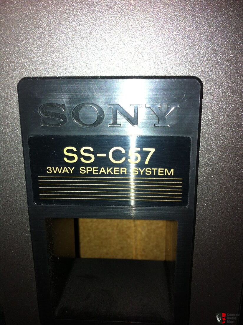 Sony SS-C57 3 Way Speakers Photo #1834197 - Canuck Audio Mart