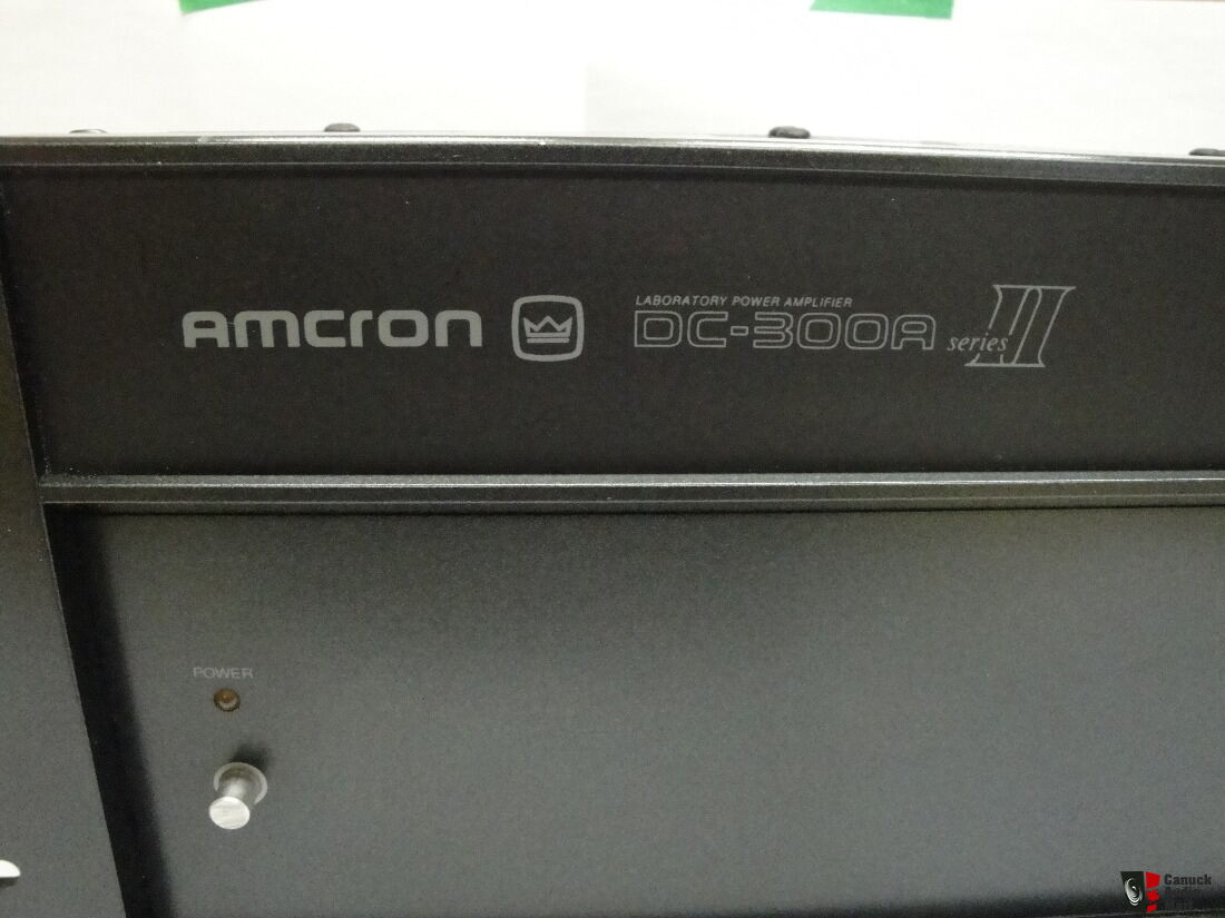 Amcron (CROWN) DC-300A Series II Power amp Photo #1838545 - Canuck ...