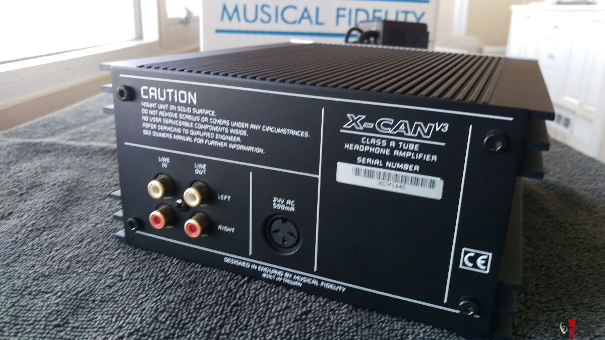 Musical Fidelity X-CAN v3 Headphone Amplifier Photo #1840509 - UK Audio ...