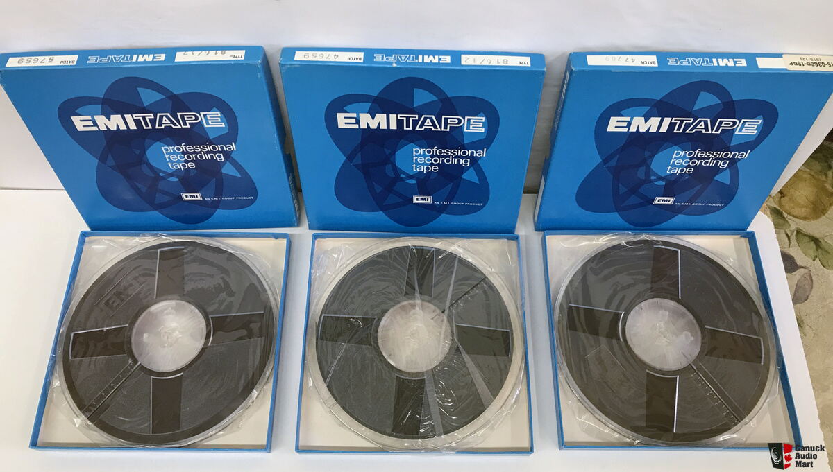 6x) Open Reel ¼ Blank Tapes Ampex and EMI - Sale Pending Photo #1840629 ...