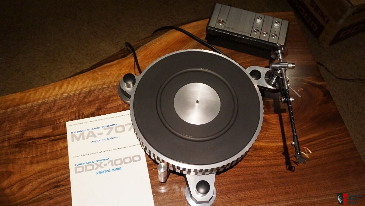 RARE CLASSIC Work Of Art MICRO SEIKI DDX-1000 Turntable & MA-707 ...