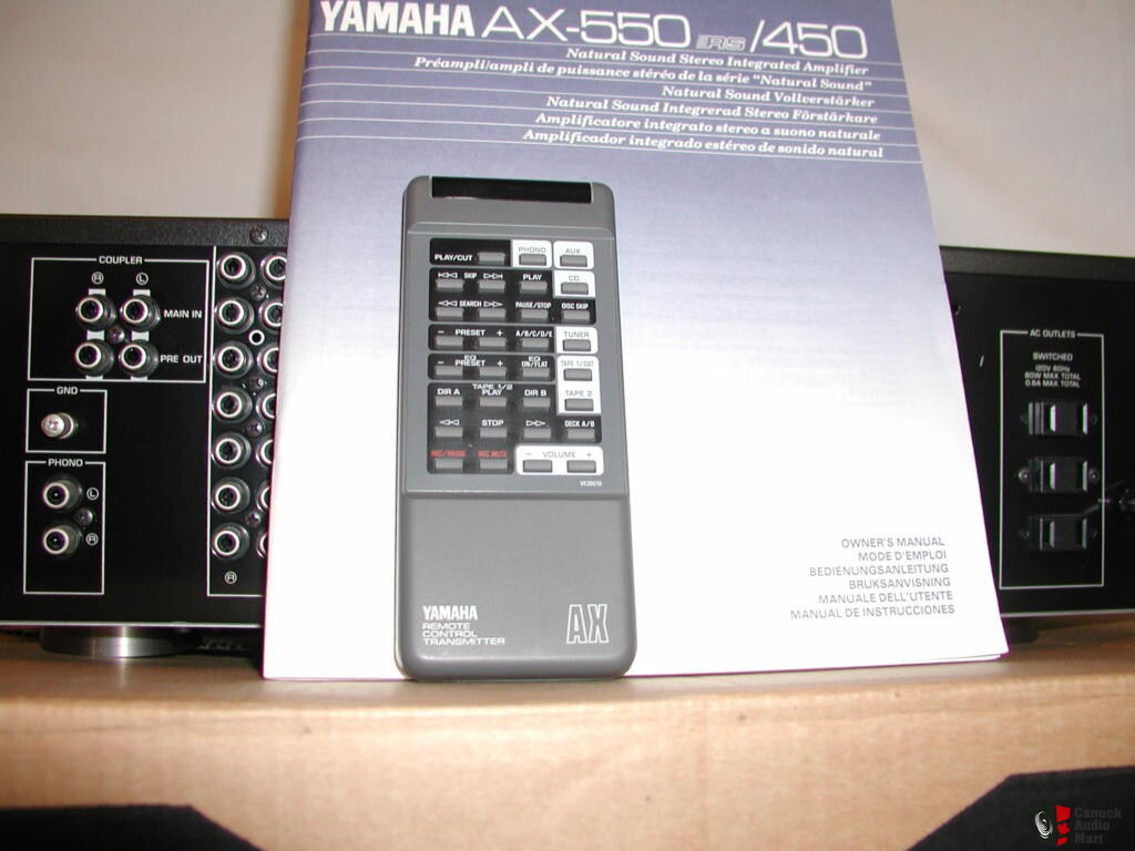 Yamaha AX-550 Integrated Amplifier - Made in Japan Photo #184205 ...