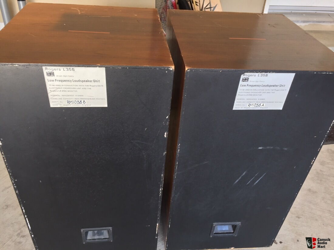 Super rare: Rogers LS3/5A 15 ohm (early version) with matching Rogers ...