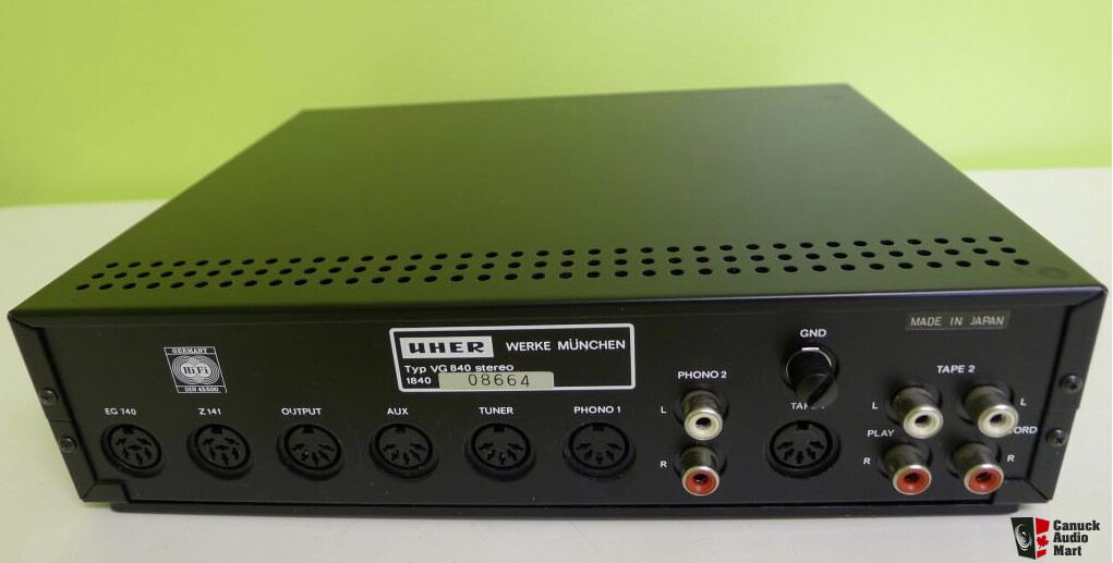 Uher Mini Stereo (MiniSet) - VG840, EG740, Z141 power supply, Z140 ...