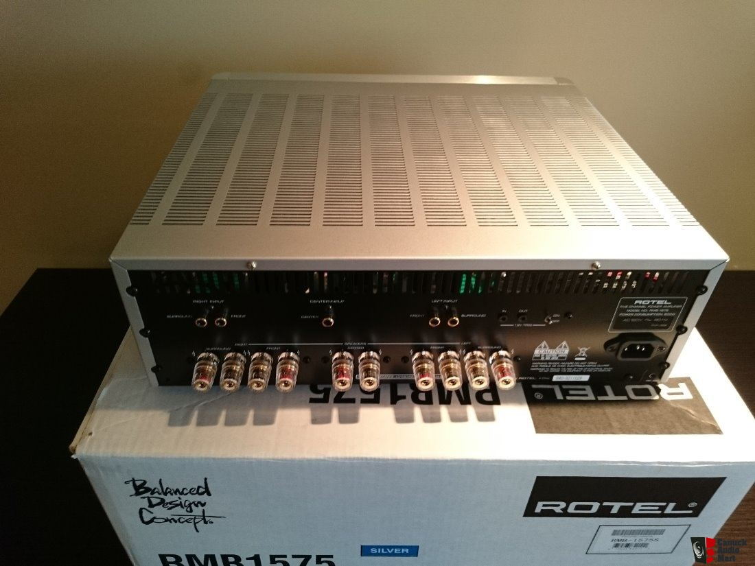 Rotel RMB-1575 (Silver) - 5-Channel 250 WPC - Current Model Photo ...