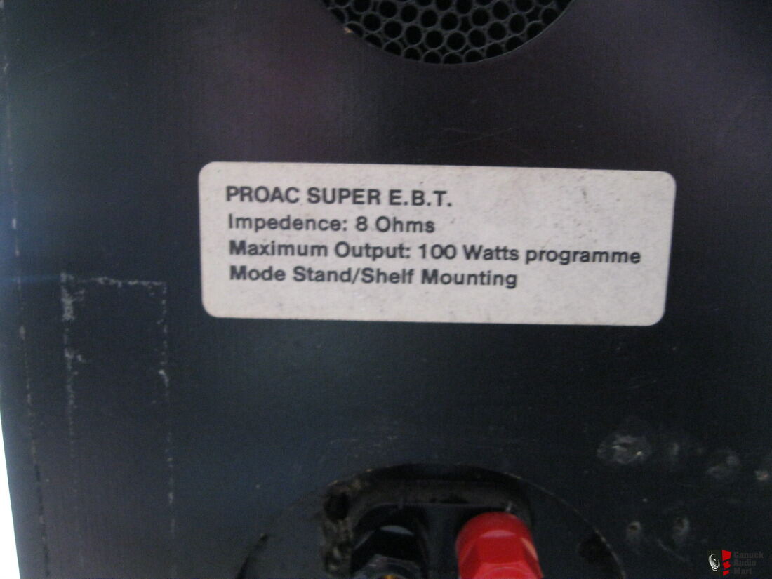 ProAc Super EBT speakers - $100 Photo #1852834 - UK Audio Mart
