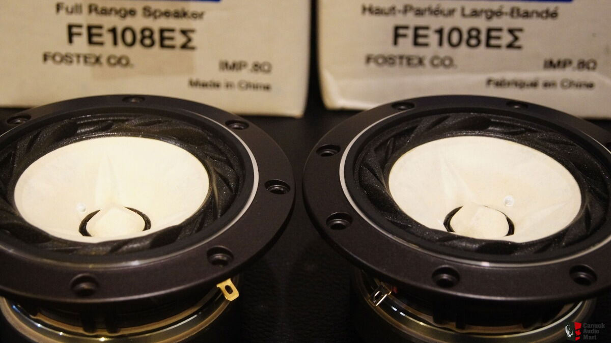 New excellent full range Fostex FE108EZ Photo #1853301 - US Audio Mart