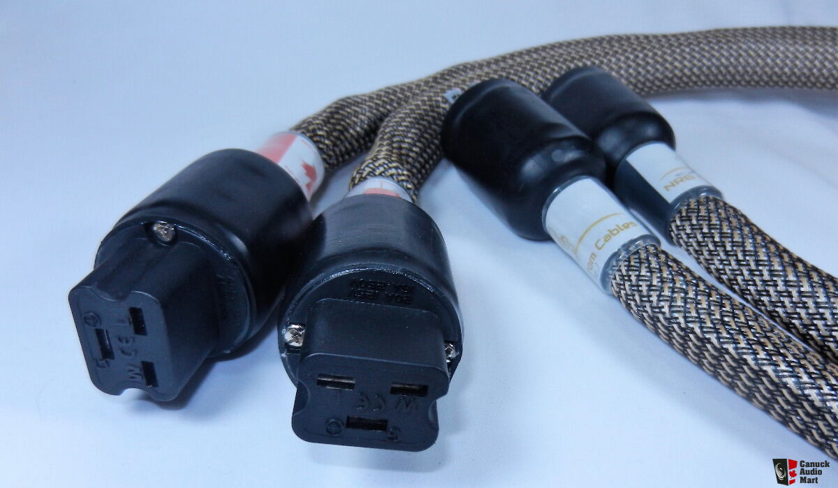 NRG Custom Cables - The .1 v2's w/ 20 Amp IEC's, 1M length (x2) For ...