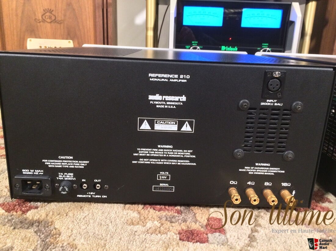 Audio Research Reference 210 Pair (Used) Photo #1856462 - US Audio Mart