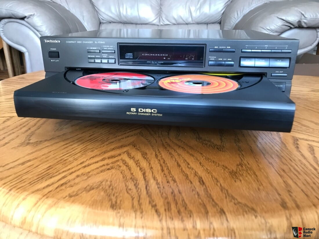 1993 Technics SL-PD845 MASH 5 CD fast player Changer Japan Made Photo ...