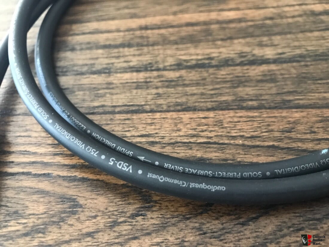 Audioquest VSD-5 Pure Silver Digital Cable Photo #1862677 - Canuck ...