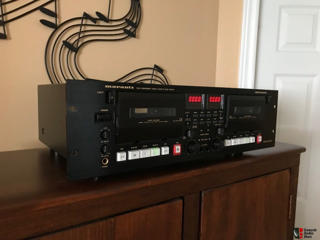 Marantz PMD-510 Professional Series rack mount dual cassette deck ...