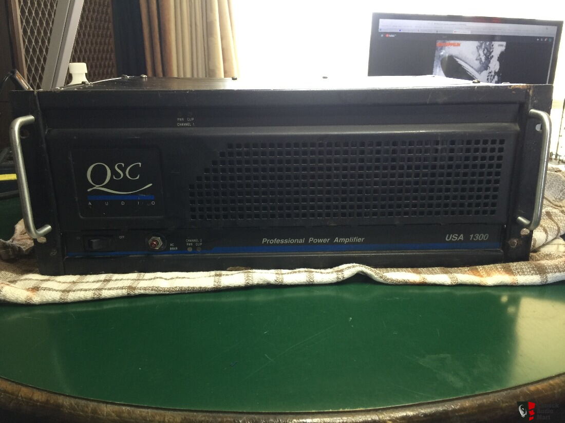 Vintage QSC USA1300 professional amplifier Photo #1871067 - UK Audio Mart