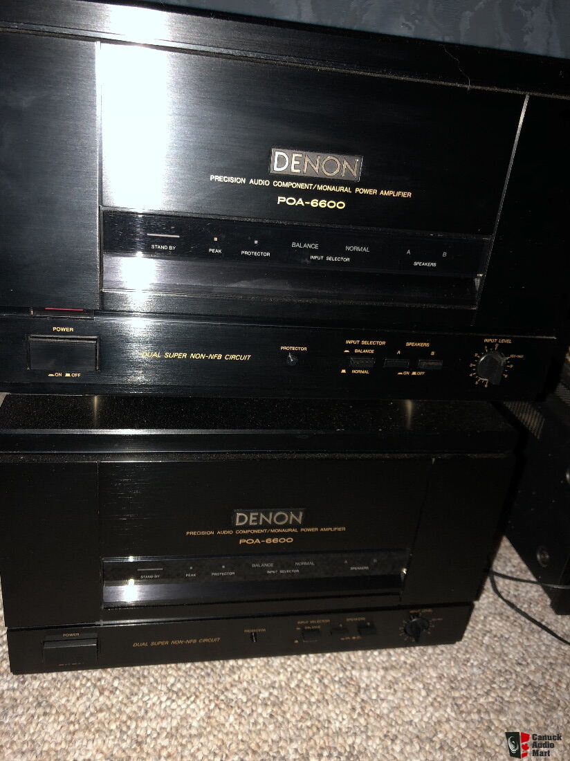 Denon POA 6600 X2! FREE Denon AVP 8000 included Photo #1871417 - Canuck ...