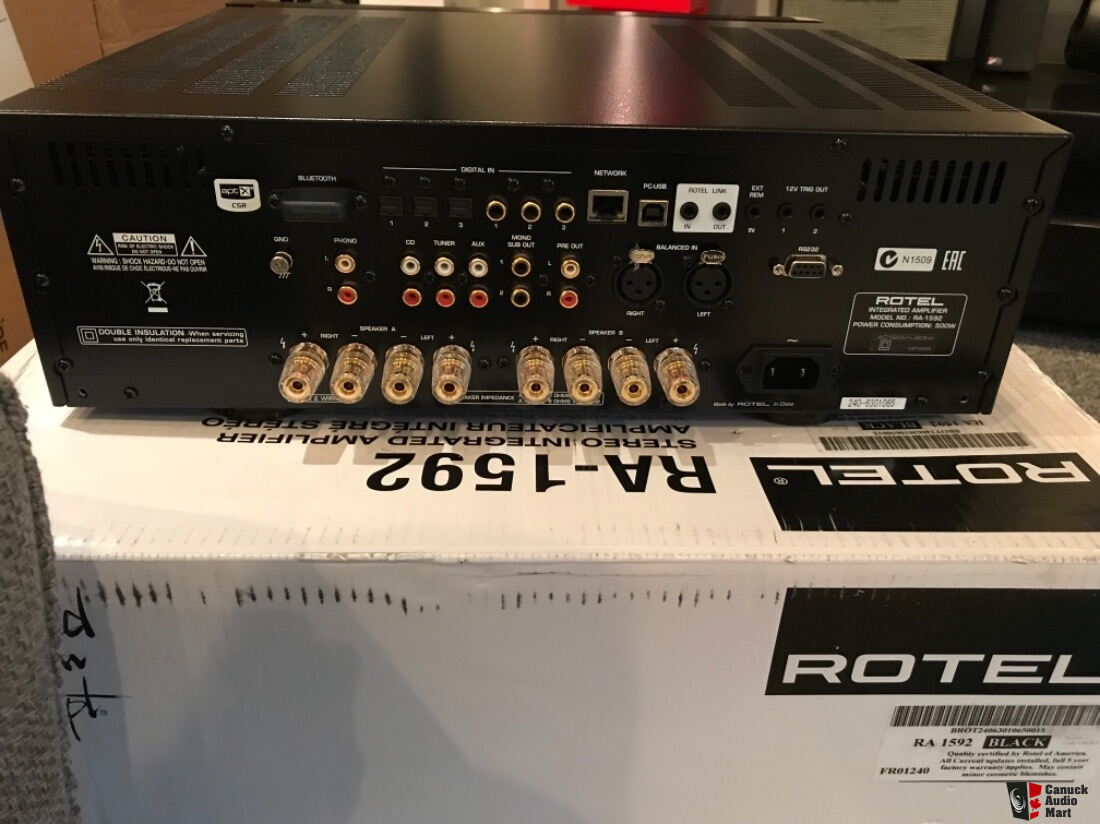 Rotel RA-1592 Black Photo #1874361 - Canuck Audio Mart
