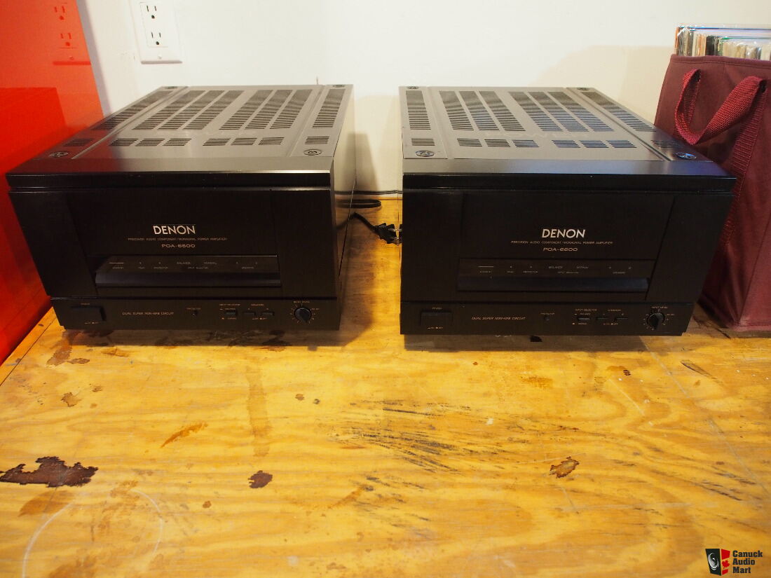 2 Amplifier Denon poa-6600 For Sale - Canuck Audio Mart