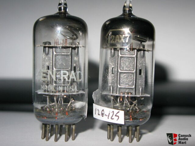 KEN-RAD 12AX7, 1949 "D" getter, Ultra rare pair.SOLD Photo #187752 - US ...