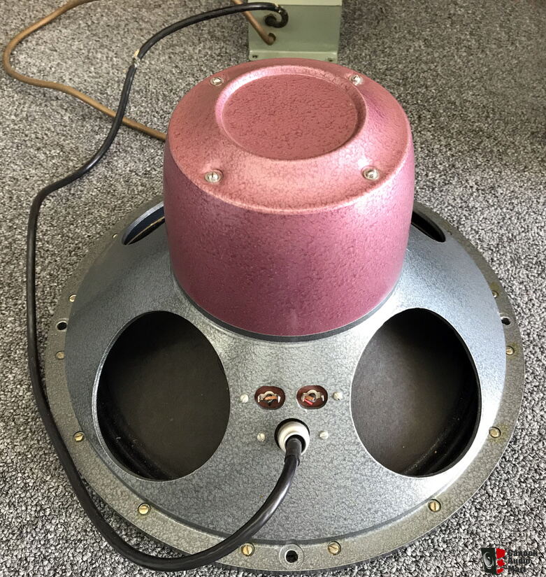 One Vintage Tannoy 12" Monitor Red LSU/HF/12-L with Tannoy Crossover ...