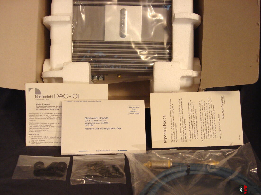 Nakamichi DAC-101 Dual TDA1541A DAC R2R multibit (New in box) Photo ...