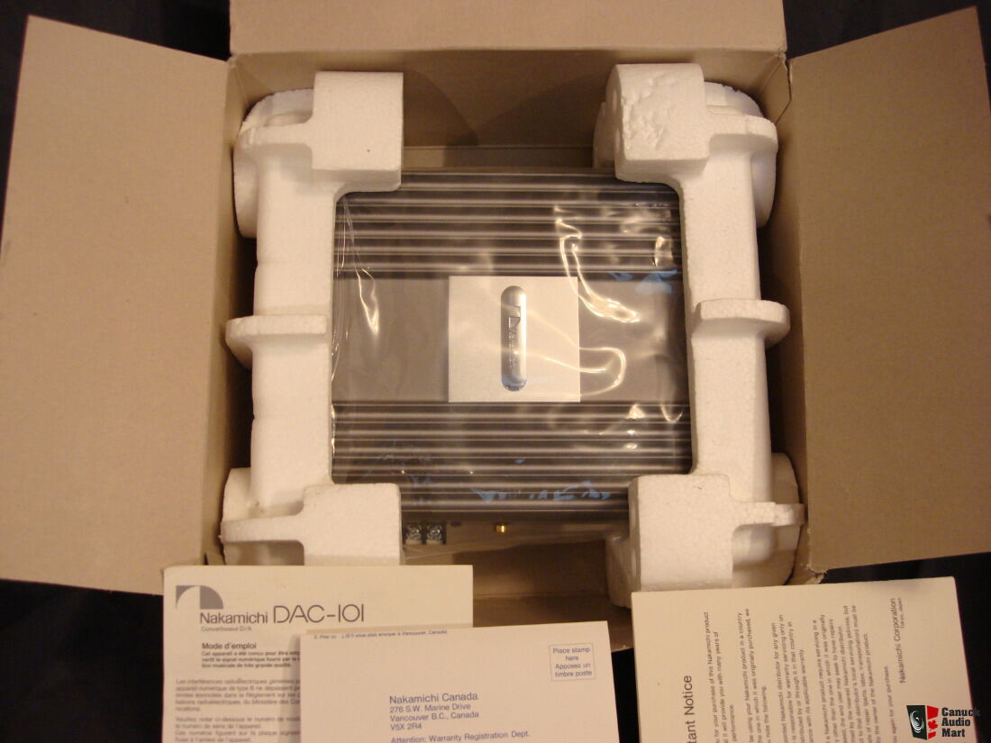 Nakamichi DAC-101 Dual TDA1541A DAC R2R multibit (New in box) Photo ...