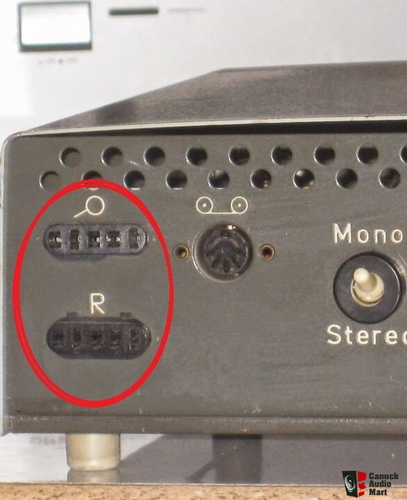 Philips tube amp 5 pin chassis connectors female x2