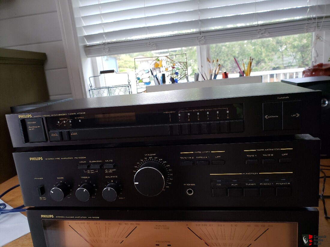 Matching Phillips Separates: PA 1200B Power Amp, PA 1000B Preamp ...