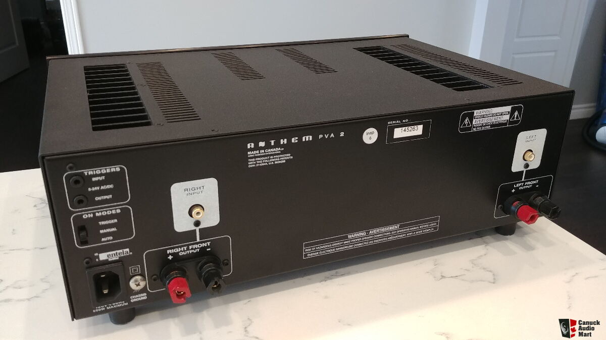 Anthem PVA 2 Power Amplifier Photo #1901220 - Canuck Audio Mart