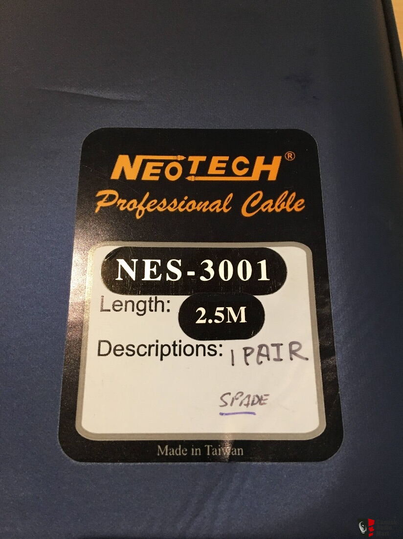 neotech nes-3001 speaker cables 2.5 meter Photo #1905557 - Canuck Audio ...