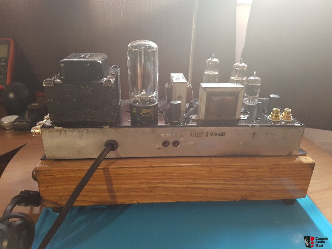 Magnavox Single-Ended Stereo Tube Amplifier EL84/6BQ5 Tubes 196-OO ...
