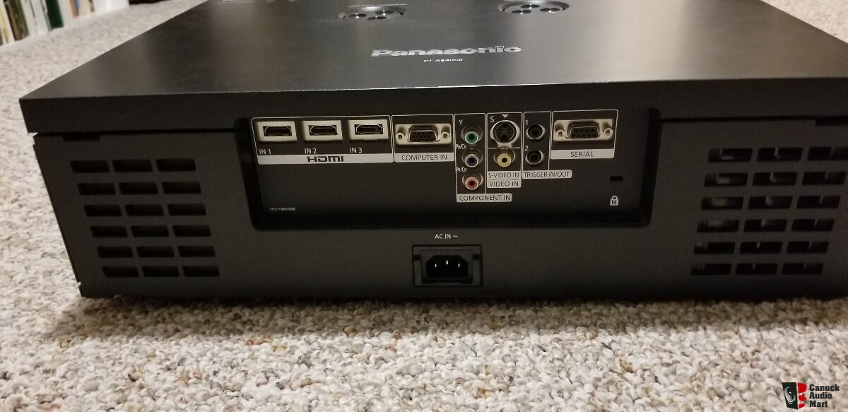 Panasonic PT-AE4000 Projector with Remote + 2 Bulbs, HDMI Cable ...