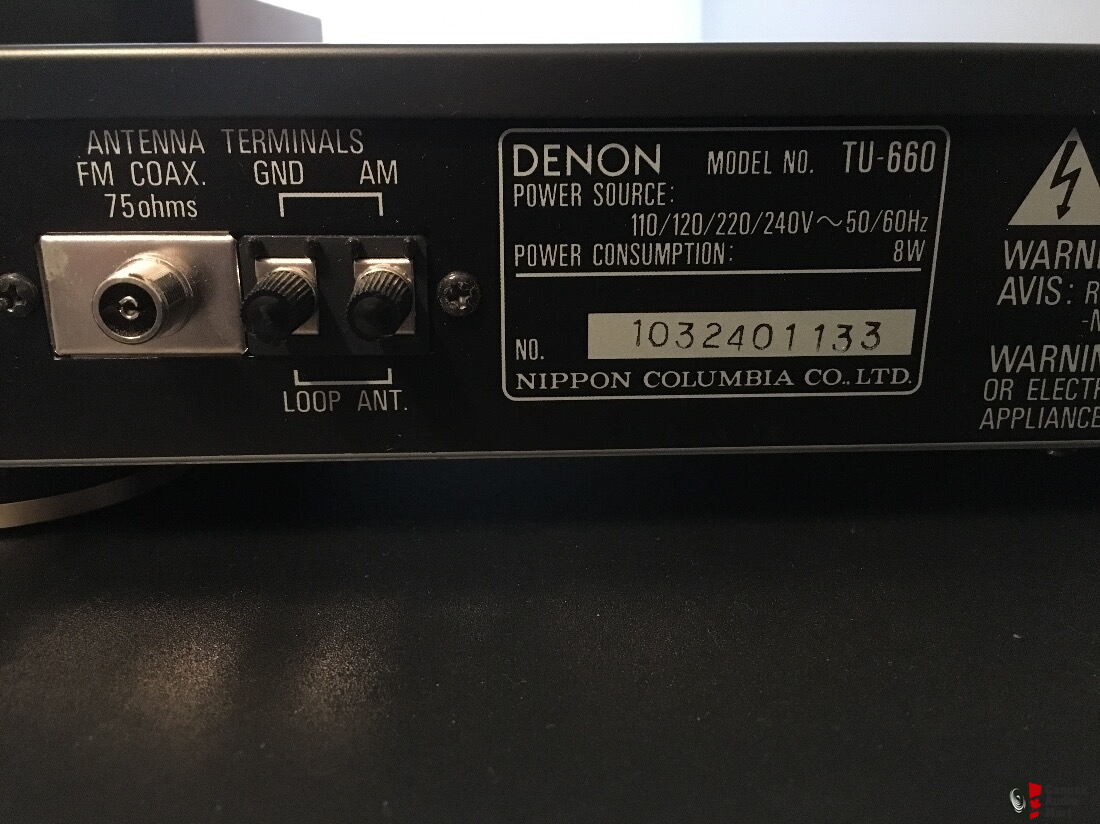 Denon AM-FM Stereo Tuner TU-660 Photo #1912799 - Aussie Audio Mart