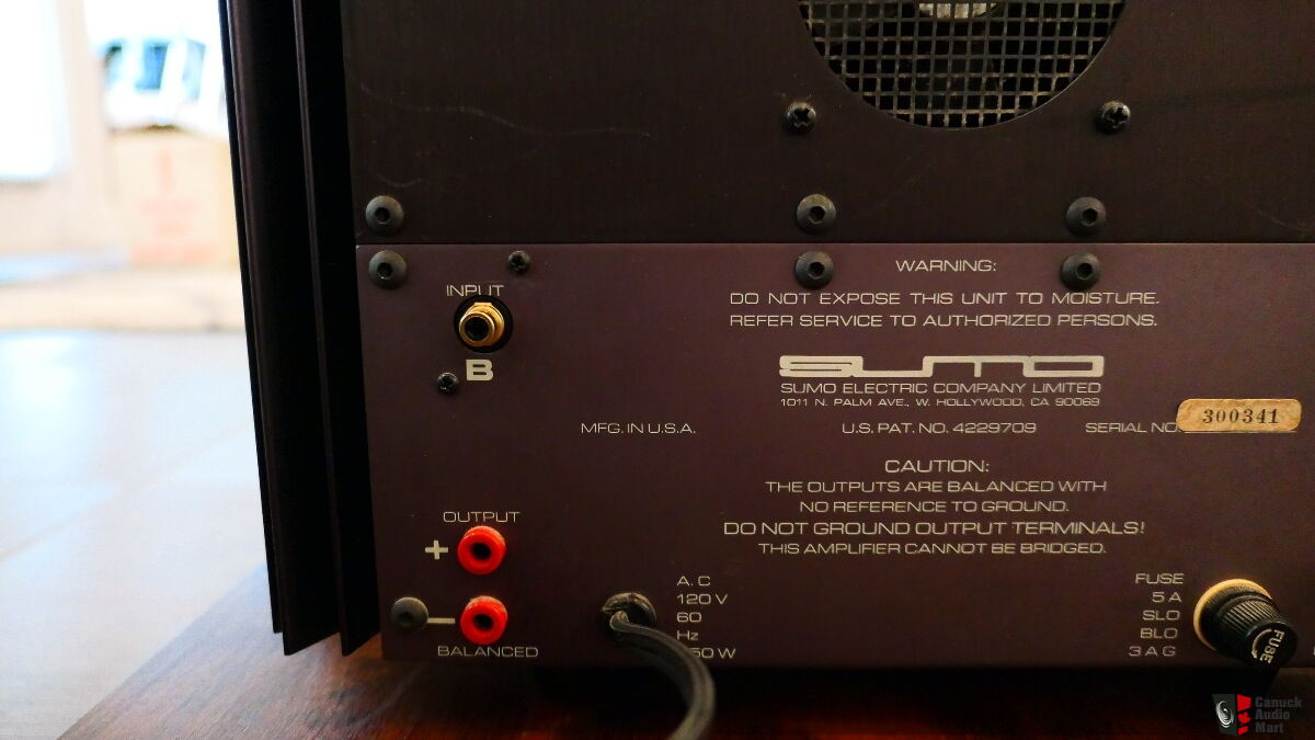 SUMO THE NINE PURE CLASS A POWER Amplifier Photo #1920098 - UK Audio Mart