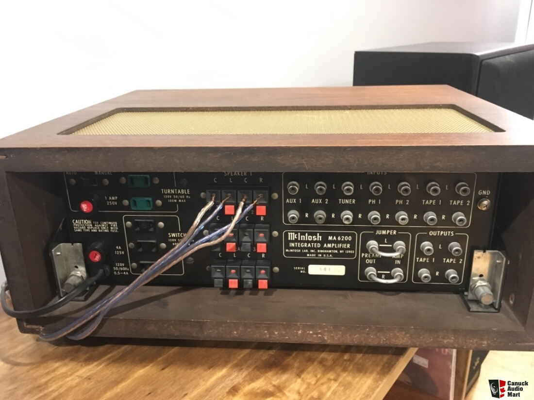 Mcintosh MA6200 Integrated Amplifier Vintage Photo #1923798 - Aussie ...