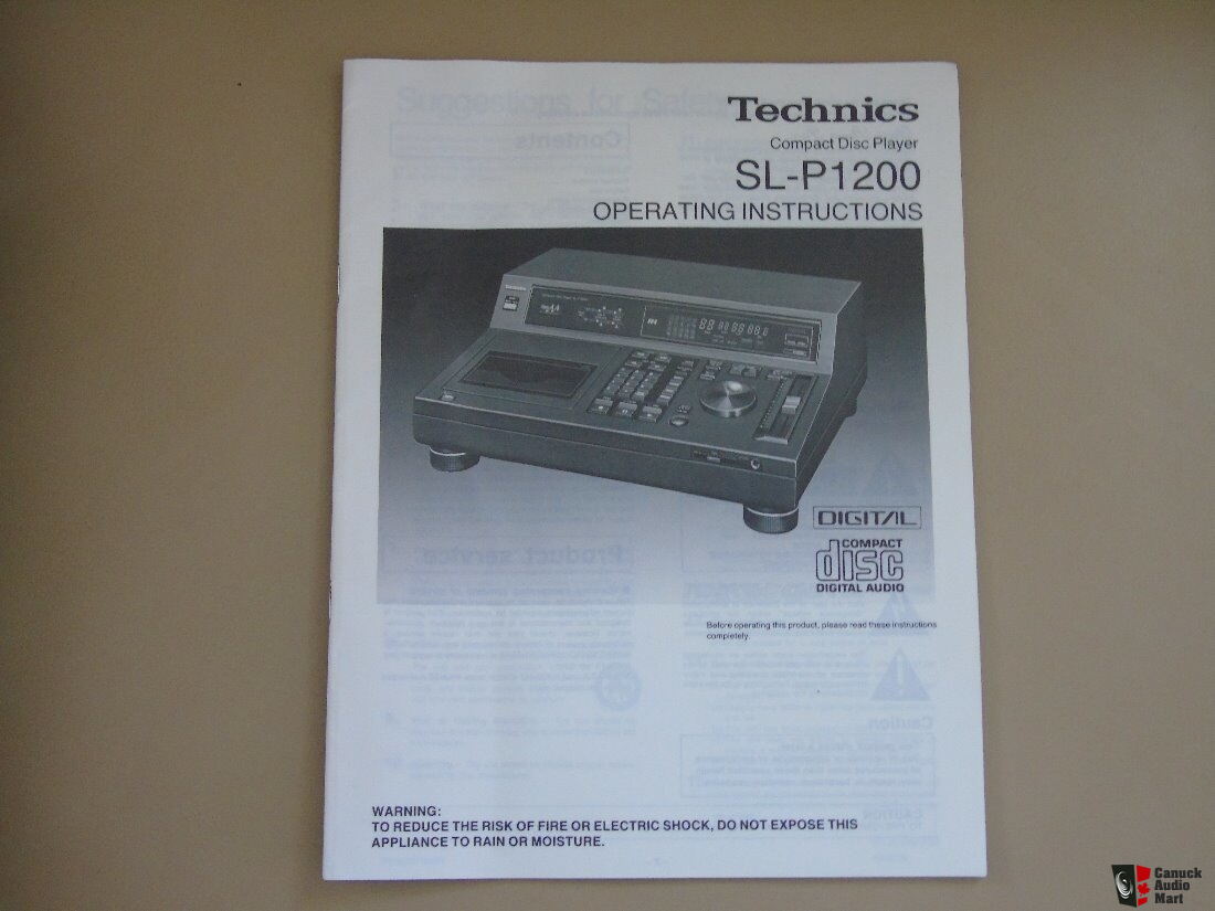 Technics SL-P1200 CD Player Photo #1925356 - UK Audio Mart