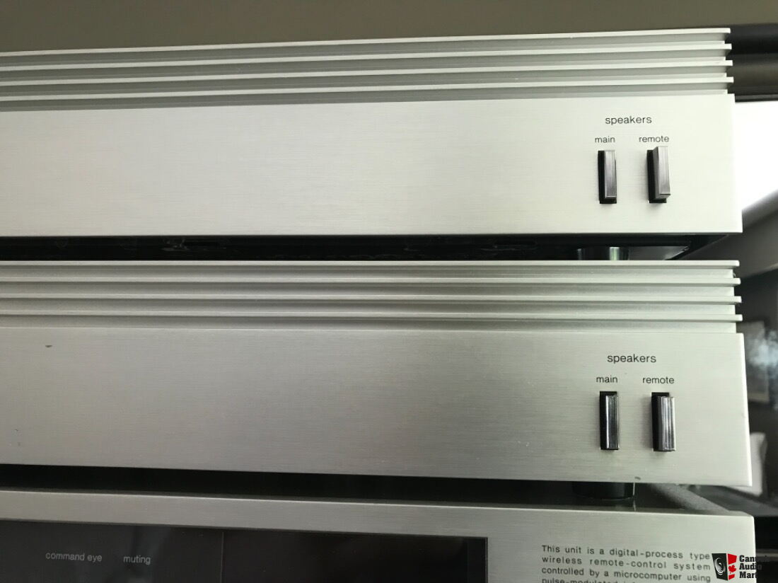 1980 Technics SE-A808 2x Power Amplifier 40 Watts per channel pre-amp ...