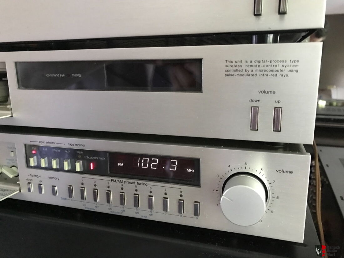 1980 Technics SE-A808 2x Power Amplifier 40 Watts per channel pre-amp ...