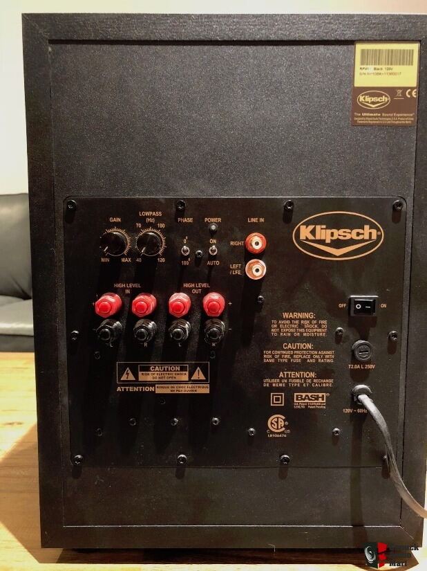 Klipsch 2.1 System Photo #1926764 - Canuck Audio Mart