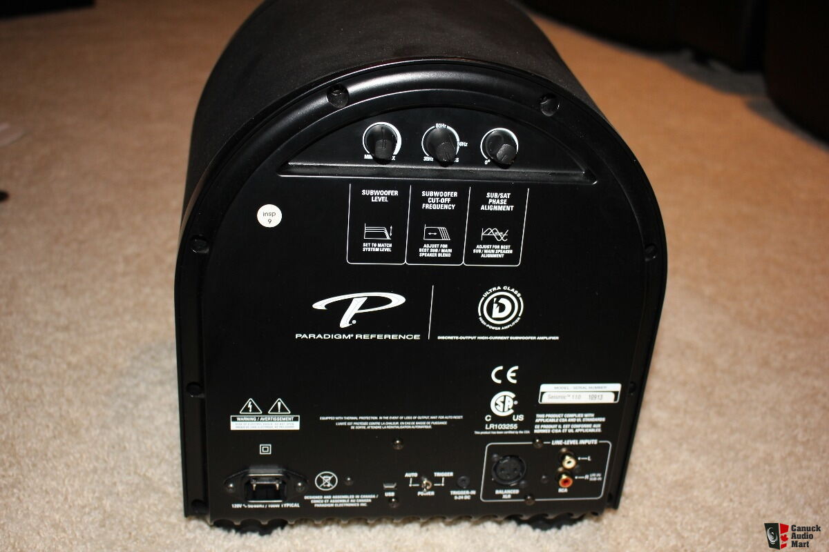 Paradigm Seismic 110 subwoofer - The Alpha Dog Photo #1926790 - UK ...